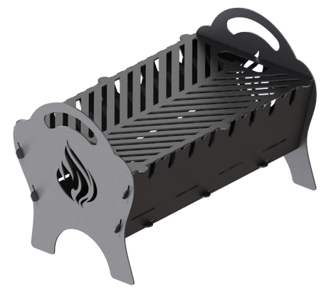 Fire Cradle BBQ & Firepit – Portable Collapsible Fire Pit & Grill ...