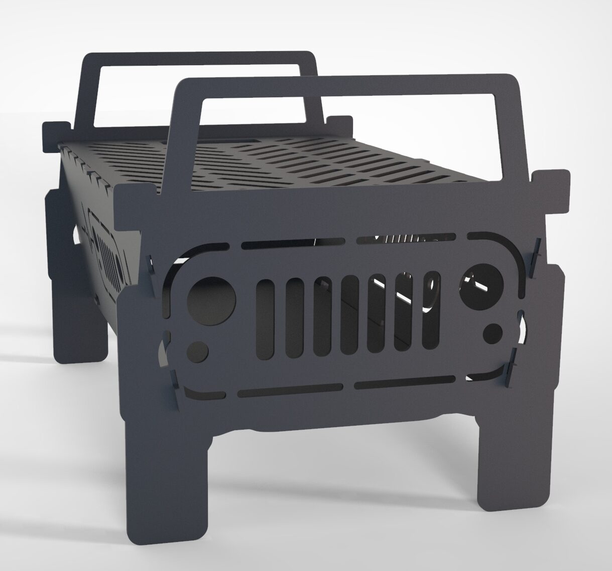 Jeep Wrangler (JK) BBQ & Firepit – Portable Outdoor Grill & Firepit ...