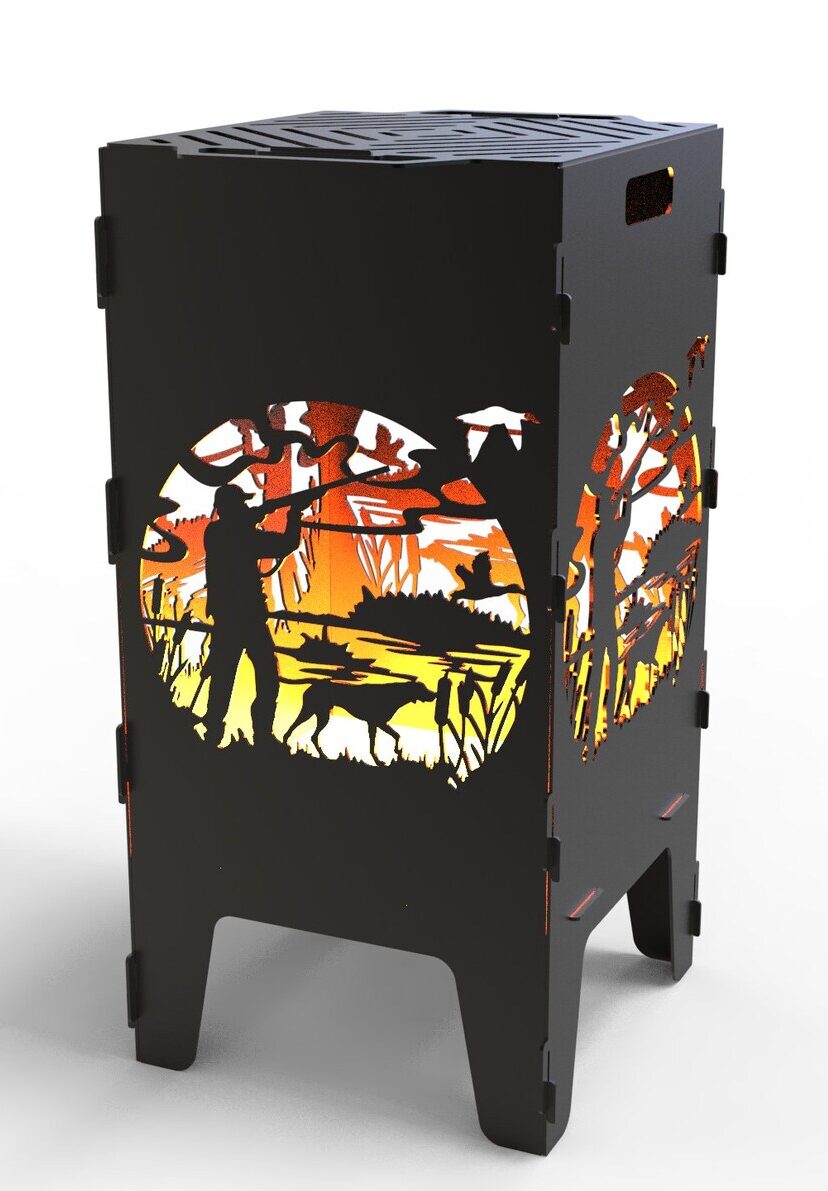 Hunting Firebox & BBQ – Rugged Outdoor Grill & Firepit - Right Laser Cut